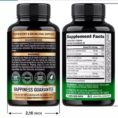 美国成人0肺部保健ung马鞭叶甘草根牛至槲皮素 NACL草CGT戒烟辅助