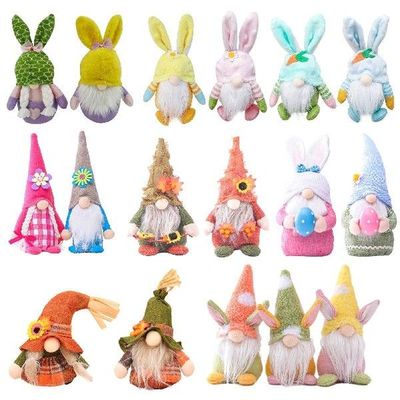 Fall Gnome Autumn Gnome Pumpkin Suower Swedish Dwarf Easter