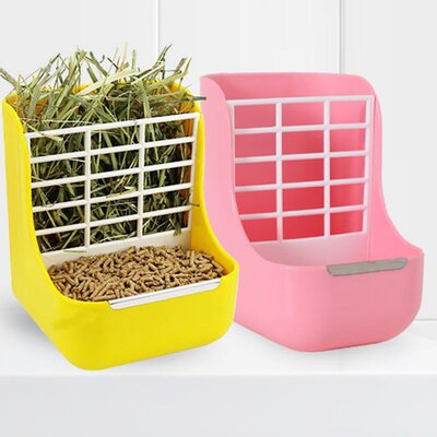 Rabbit Grass Frame Hay Feeder Manger Rack for Rabbits