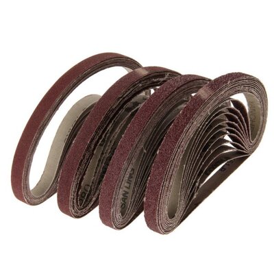 40Pcs 13x457mm Abrasive Sanding Belts Sanding Paper for Belt