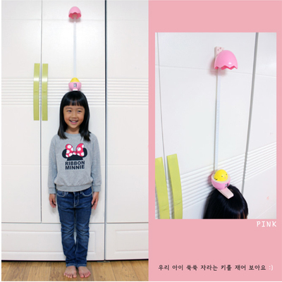 Egg Shape Lovely Children Height Measure Tape Wall Mounted