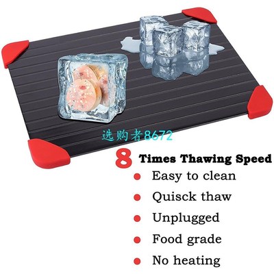 Meat Quick Thawing Plate Defrost Tray Thaw Frozen Food Meat
