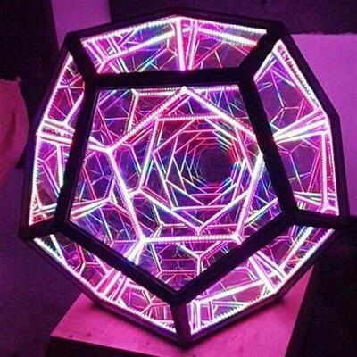 Infinity Dodecahedron Color Art Light Fantasy Geometry Space