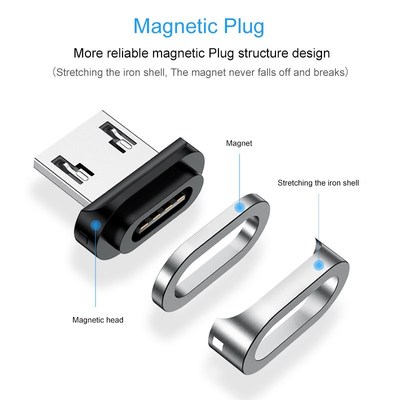 Elough Magnetic Cable USB Type C Cable for iphone xr Samsun