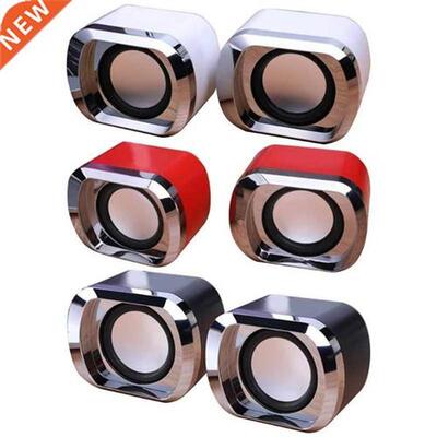 USB Wired Computer Speakers AUX Input USB Powered Bass Reinf