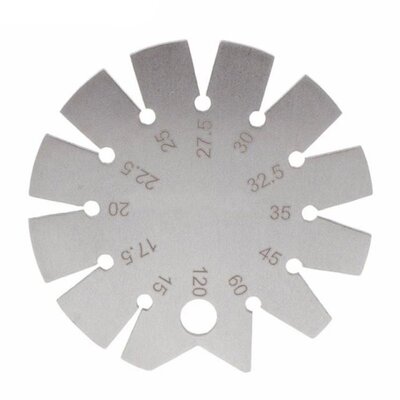 Portable Stainless Steel Bevel Gauge for Quickly Checking Bl