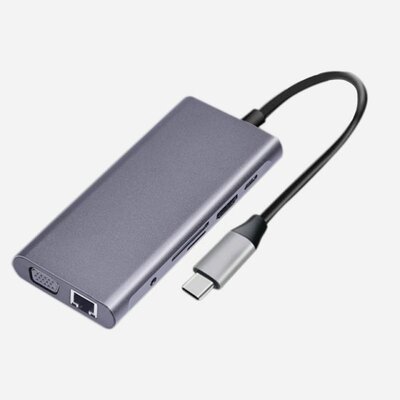 Multifunctional Docking Station Type-C 10-In-1 HUB USB Noteb