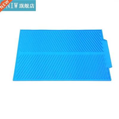 Kitchen Silicone Dish Draining Mat Pot Holder Drying Mat Cou