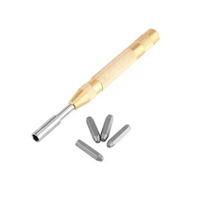 8pc Punch Stamp Set Automatic Letter Number Stamping Metal