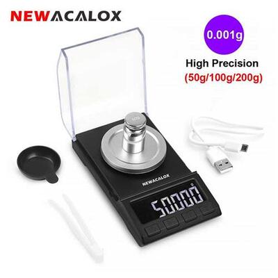 Digital Milligram Jewelry Scale 0.001g Precision Electronic