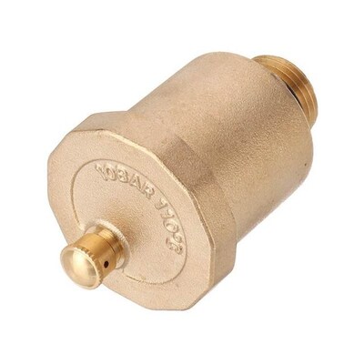 DN15 G1/2 One Way Brass Thread Air Vent Exhaust Valve Automa