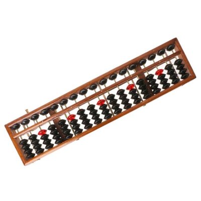 17 Digits Wooden Soroban Standard Abacus Chinese Calculator