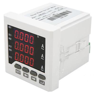 DTM-AA72 3 Phase Current Meter LED Digital Display Programma