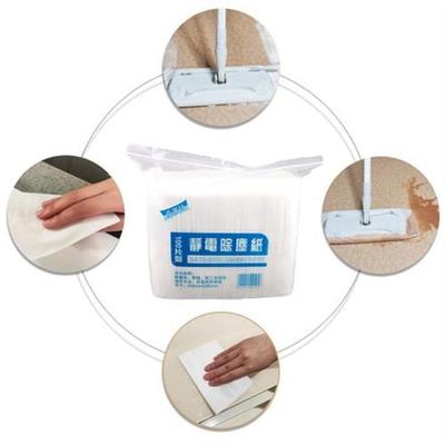 300PCS Disposable Microfibre Electrostatic Floor Cloths for