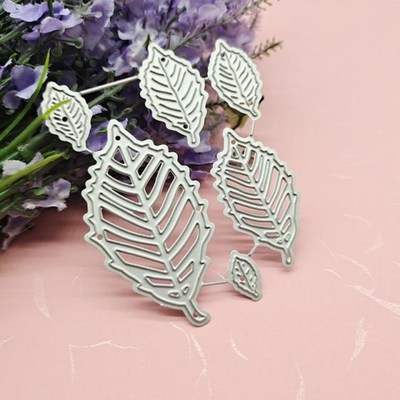6PCS/lot Leaf Metal Cutting Dies Stencil Die Cut Scrapbookin