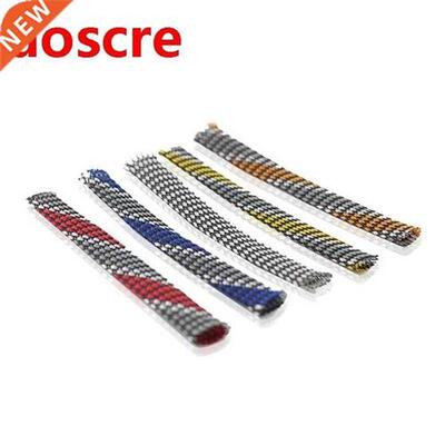 Set Nylon Sleeve Black blue Nylon Mesh Braided Sleeving Fo