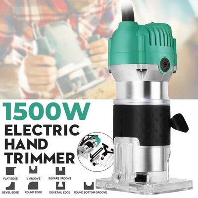 Drillpro 1500W 220V Wood Router Tool Combo Kit Electric Wood