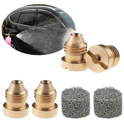 6Pcs 1.1mm Orifice Snow Foam Makers Mod Lance Brass