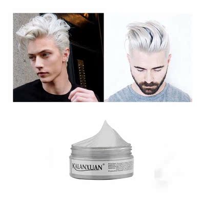 9 Color Fashion Temporary Color Dye Mud Salon Hair Wax Cream