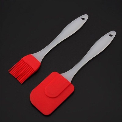 2pcs/set Baking Scraper Cake Spatula Butter Spatula Rubber S