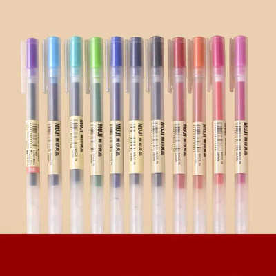 0.38/0.5彩色墨水笔日本文具