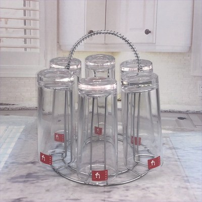 杯架水杯架置物架玻璃杯架创意沥水杯架家用玻P璃水杯收纳倒扣控