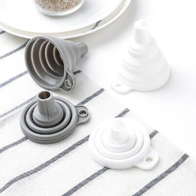 Silicone Folding Funnels Kitchen Tools Kitchen Accessory