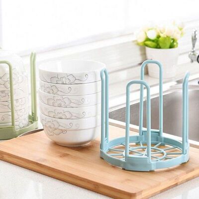 Bowls Sink Drying Rack Home Dish Rack Bowl Holders Plastic