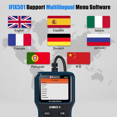 IFIX501 OBD2 Scanner Professional Code Reader ODB OBD 2 Auto