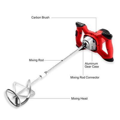 2100W Electric Cement Mixer Stirrer 6-Speed Handheld Concret