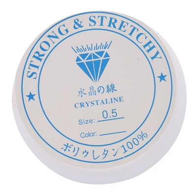 18 M Spool of Crystal Clear Strong & Stretchy Elastic Co