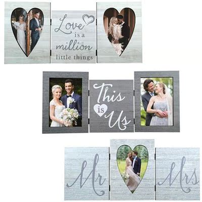 Wooden Wedding Party Photo Frame Gift Romantic Wedding