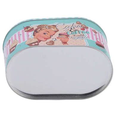 Desktop Sundries Organizer Metal Storage Box Jewelry Toys S