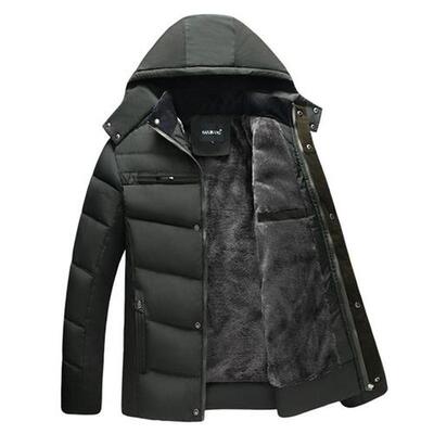Parka Men Coats 2021 Winter Jacket Men Thicken Hooded Waterp