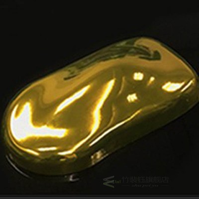 152cm Gold Vinyl Wrap Chrome Foil Sticker Mirror Covering F