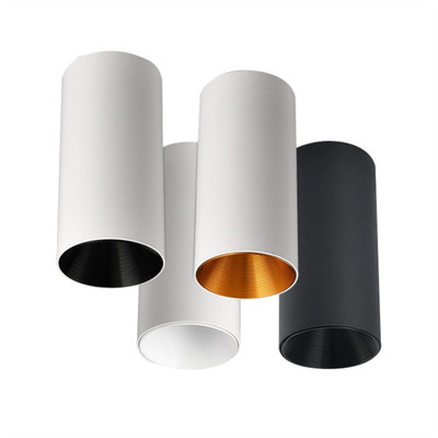 Surface Mounted Cylindrical LED Downlights Gold Reflector 20