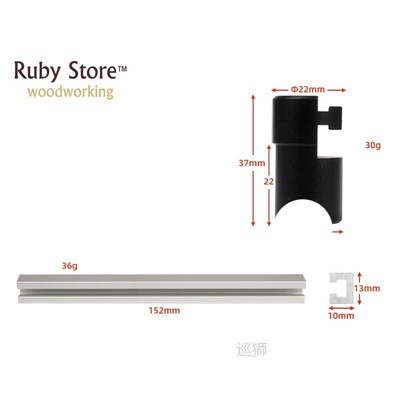 SET of 4 Benchdogs   2 T-tracks, Workbench Planing Stop, Gan