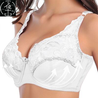 Cup Big Size Women Bra push up bra Lace Hollow Out Soutien