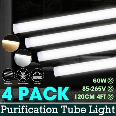 4PCS 120cm AC85-265V LED Surface Mount Lights 2835SMD LED Ba