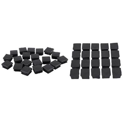 WSFS Hot 20Pcs Square Chair Table Leg Foot Rubber Covers