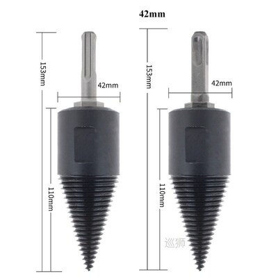 32mm/42 mm Wood Splitting Drill Bit Firewood Log Splitter Dr
