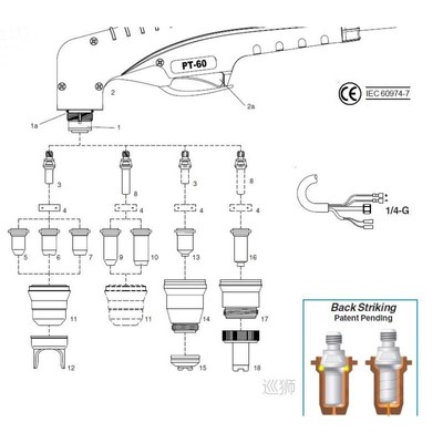 OVER 50 SOLD IPT-60 PT-60 PTM-60 PT-40 IPT-40 52582 Electrod