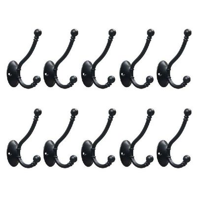 10 pcs Clothes Hanger Hook Home Storage Hanger Wall Hooks
