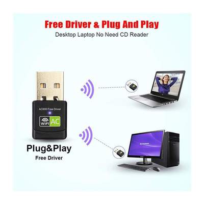 600Mbps Free Driver Wi fi Adapter USB Wifi Adapter 5ghz Ante