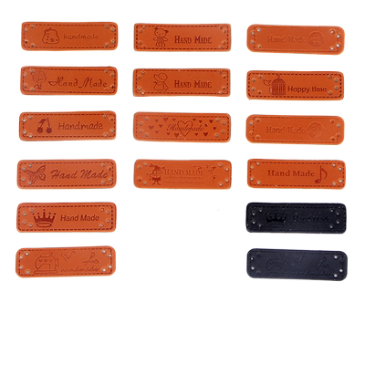 pu补丁贴围巾皮革配饰皮标