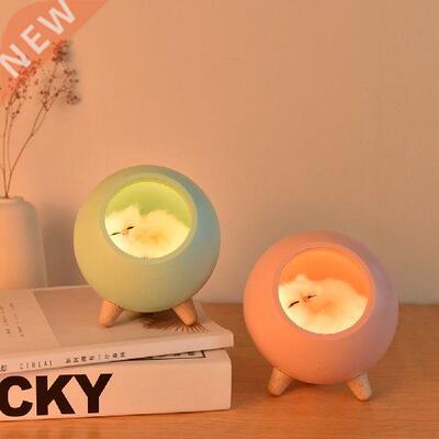 Touch Dimming LED Night Light Cute Cat House Warm跨境香港国