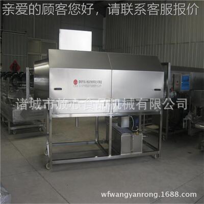 滚筒机筒式洗 毛刷喷淋HIZ清洗线 清根茎类滚清洗流水线