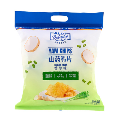 上海奥乐齐 ALDI Delight 山药脆片 12gX10包装 网红超市零食代购