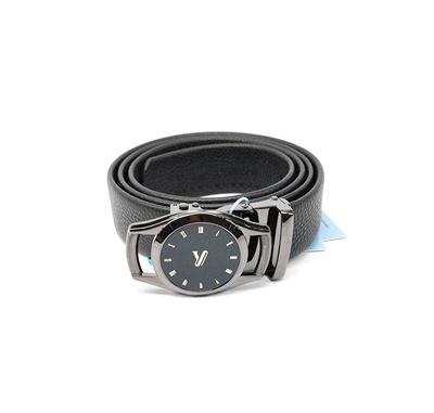 意尔康皮带2025新款时尚百搭自动扣腰带牛皮男士商务休闲57A46006