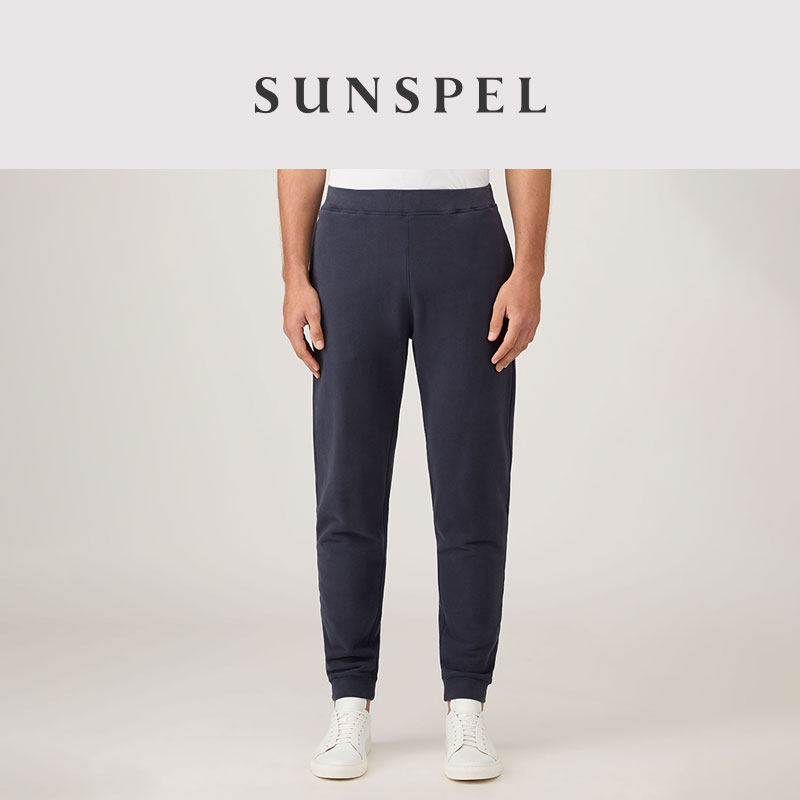 SUNSPEL男士早秋全棉休闲束脚运动裤 LOOPBACK卫裤